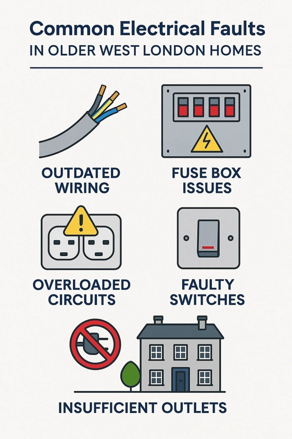 Common Electrical Faults in Older West London Homes | SparkPro Electrical